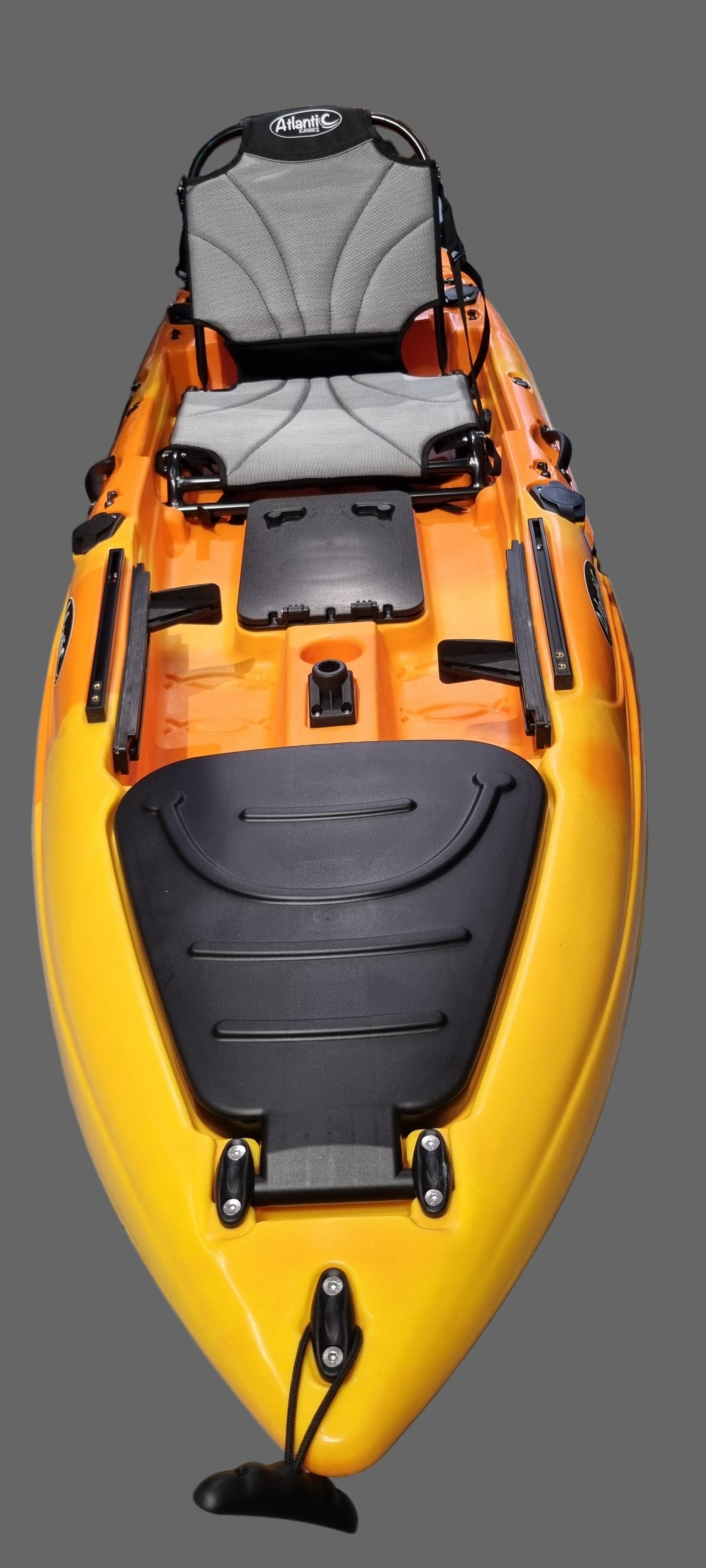 Atlantic Shark - Single Sit On Top / Fishing Kayak - Orange/Yellow